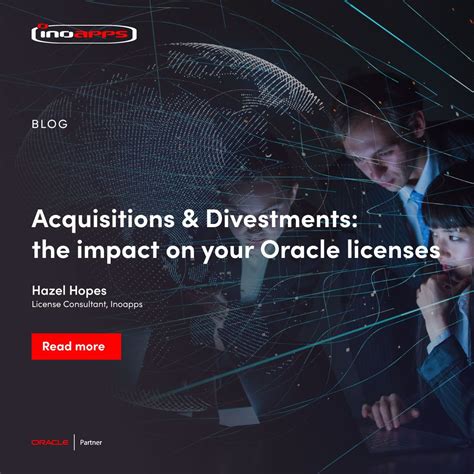 Oraclelicensing Mergersandacquisitions Compliance Softwaremanagement Askinoapps Inoapps