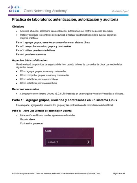 2 5 2 5 Lab Authentication Authorization Accounting Pdf