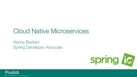 cloud native java microservices ppt