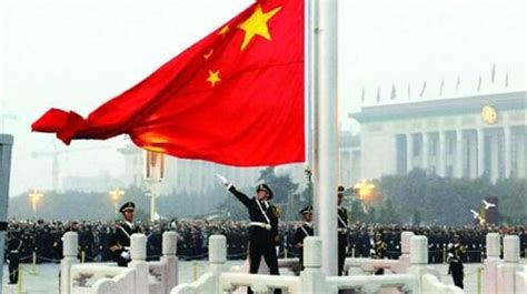 升旗仪式手绘升旗仪式简笔画升旗仪式儿童画第2页大山谷图库