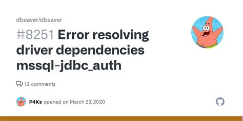 Error Resolving Driver Dependencies Mssql Jdbcauth · Issue 8251