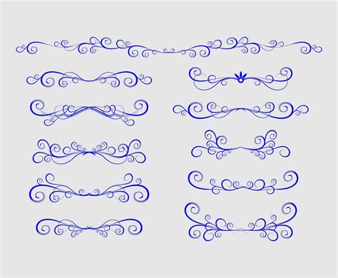Curlicue Vector At Collection Of Curlicue Vector Free