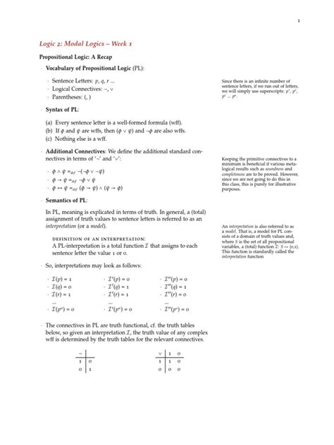 an introduction to propositional logic and semantic tableaux for