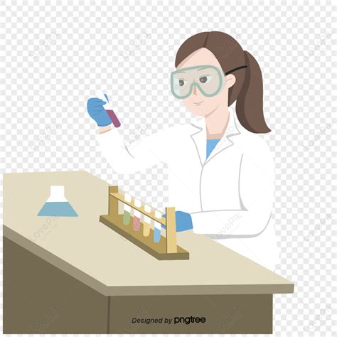 간략한 손으로 화학 일러스트 실험 원소 임신 선의 Png 일러스트 무료 다운로드 Lovepik