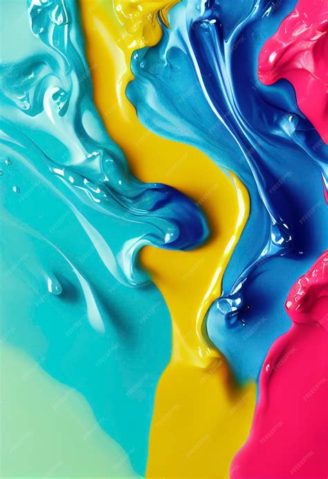 Premium Photo Modern Posters With Abstract Fluid Pattern Flow Shapes