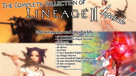 the complete lineage ii weapon collection xiv mod archive