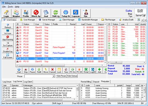 Billing Mikrotik Versi 240 Spesial Untuk Playstation Dan Billiard Billing Mikrotik