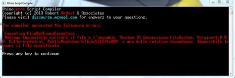 Rhino Script Compiler For Rhino5 Second Beta Rhino Developer
