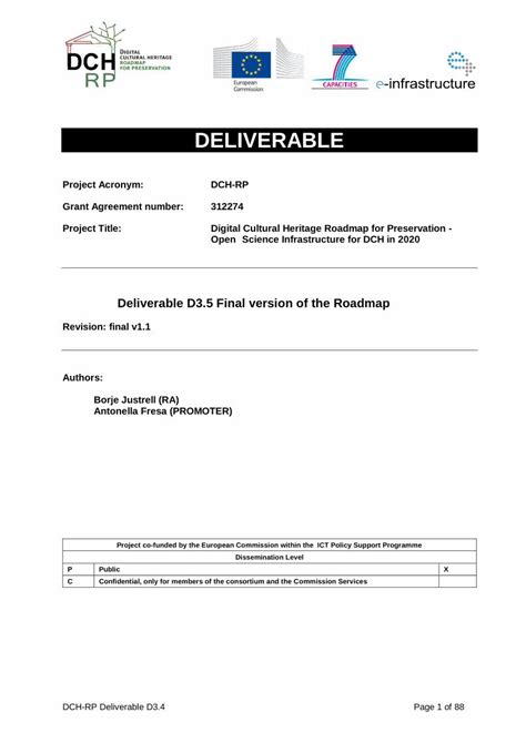 pdf deliverable deliverable d3 5 final version of the roadmap