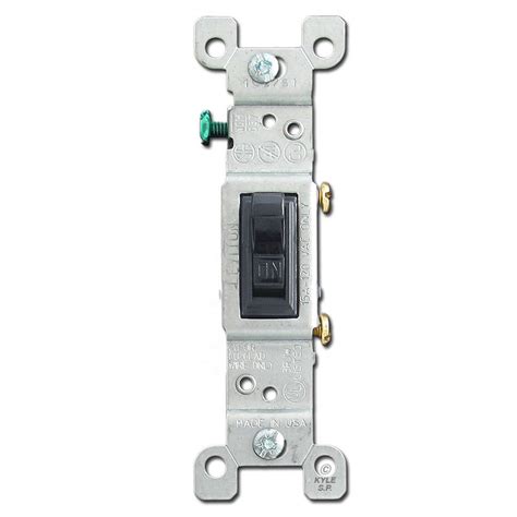 Black Toggle Switch 15a Leviton Kyle Switch Plates