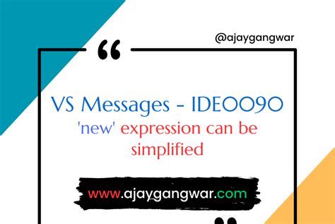 Ajay Gangwar Net Dev Corner Vs Messages Ide0090 New