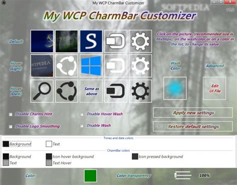 My Wcp Charmbar Customizer Download Free Windows 10 Softpedia