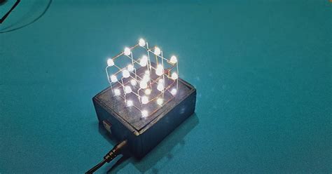 como hacer un cubo led de 3x3x3 con arduino explicación paso a paso