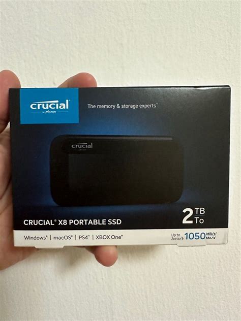 Tb Crucial X Nvme External Ssd Computers Tech Parts Accessories Hard Disks