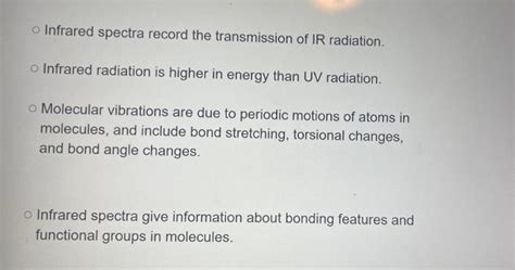 Solved Which Of The Following Statements Regarding IR Chegg Com