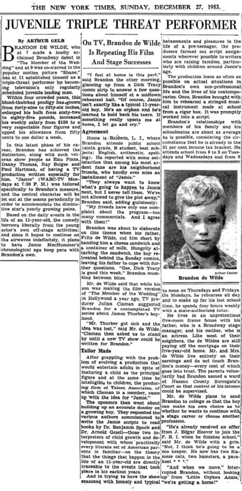 Brandon Dewilde 1972 Historic Elitch Theatre