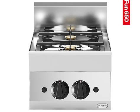 Modular Kooktoestel 2 Pits Propaan 40x65cm