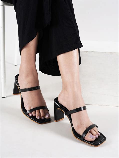 Buy Scentra Open Toe Slim Heels Heels For Women 21584288 Myntra