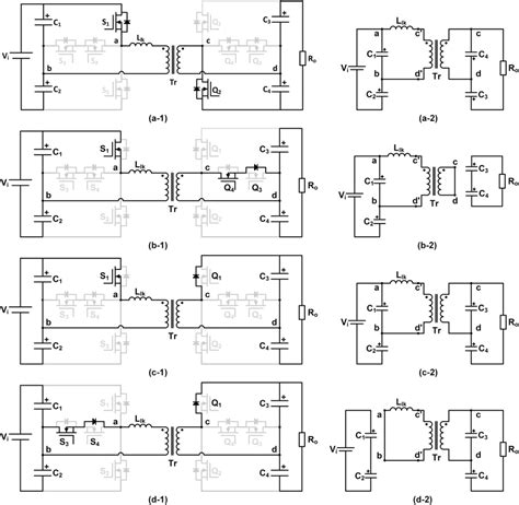 Active Current Paths And Its Reduced Circuits For A Mode0 B Mode1 Download Scientific