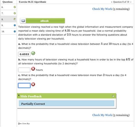 solved questions exercise 06 22 algorithmic question 8 of 10