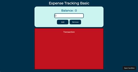Assignment Codesandbox