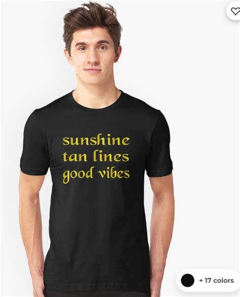 Sunshine Tan Lines Goog Vibes Funny T Idea Essential T Shirt For