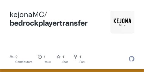 GitHub KejonaMC Bedrockplayertransfer