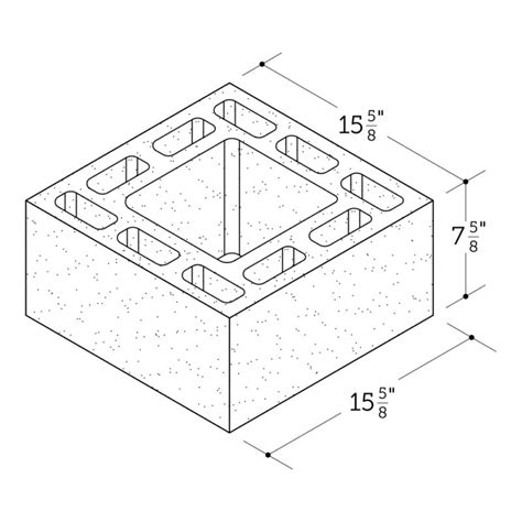 8×8 Hollow Chimney 1 Piece Koltcz Block Company