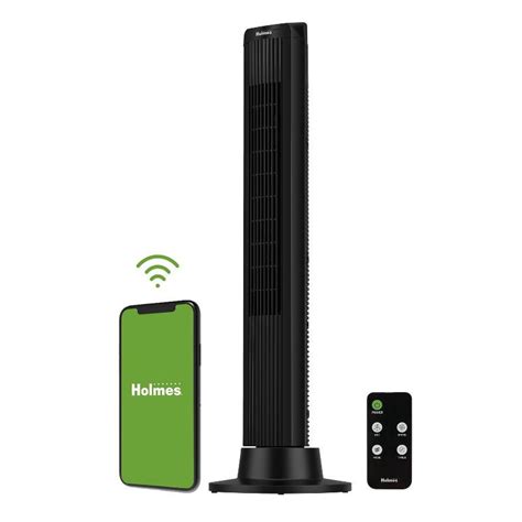 Holmes 40 Wi Fi Smart Connect Digital Oscillating 3 Speed Tower Fan