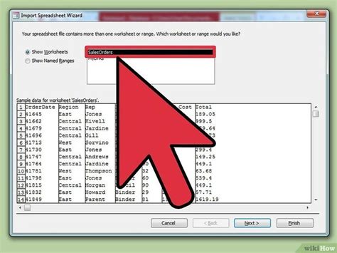 How To Create A Database From An Excel Spreadsheet With Pictures Excel Spreadsheets