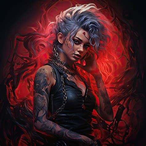 Beauty Girl With Tattoo By Zari93 On Deviantart