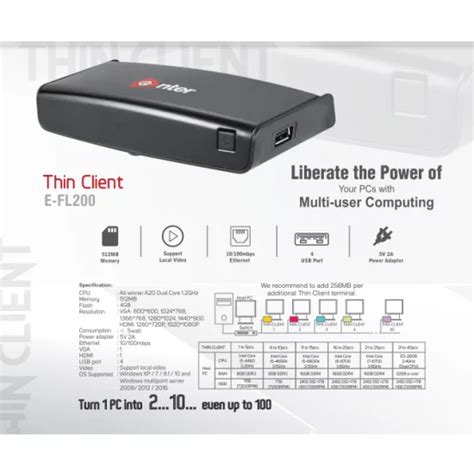 mini thin client enter thin client