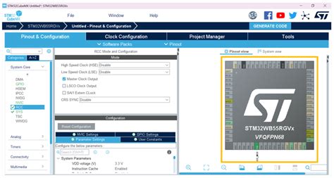 How Can I Output A Clock Signal To The Stm32s Mco Stmicroelectronics Community