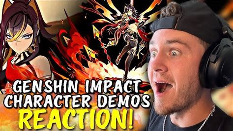 Genshin Impact All Character Demos Reaction Khám Phá Phản Ứng Đầy Hứng