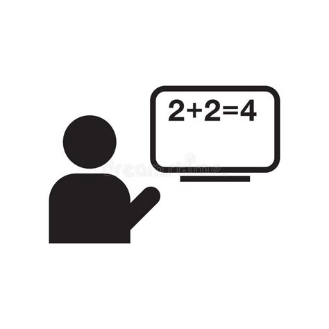 Teacher Icon Vector Sign And Symbol Isolated On White Background