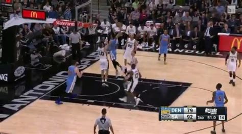 Jamal Murray Dunked All Over David Lee Last Night Nation Of Blue