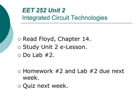 Eet 251 Unit 2