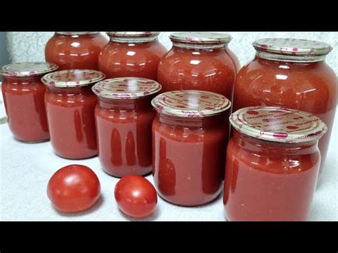 Натуральная томатная паста и сок от Выпечка и кулинария