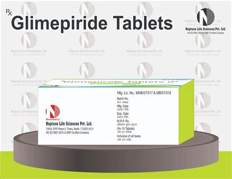 Glimepride Tablets 2 Mg At Rs 40stripe In Baddi Id 2851492205973