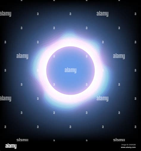 Abstract Glowing Sphere Design On Futuristic Technology Design Vector Illustration Stock Vector