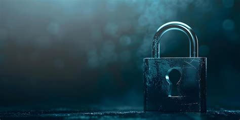 Premium Photo A Closeup Of A Padlock Symbolizing Cybersecurity And