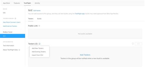 Ios Testflight Lets Test The App By Tester Via Testflight