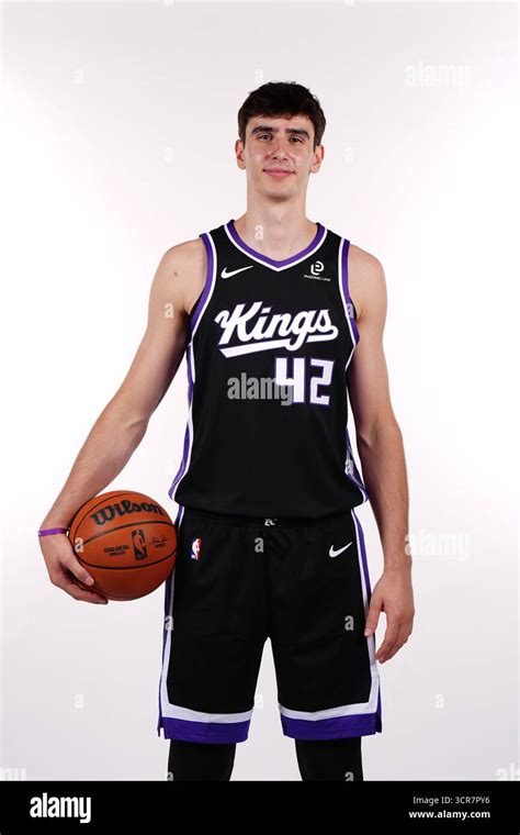 Sacramento Kings Center Maxime Raynaud Poses During The Nba Basketball Teams Media Day Monday