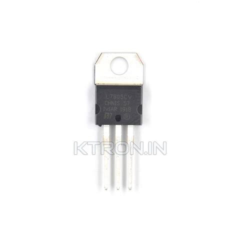 Buy 7805 Regulator Ic 5v Fixed Linear Regulator To 220 Ktron India