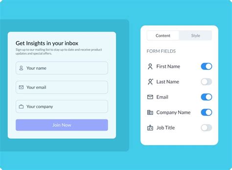 Email Form Creator Create High Converting Email Forms Visme