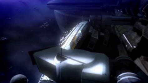 Mass Effect 2 Docking With The Migrant Fleet Youtube