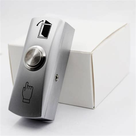 V DC Aluminum Metal Touch Sensor Switch Push To Exit Button For Magnetic Lock Wiring Press