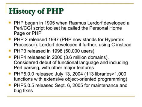 Php Mysql Ppt Ppt