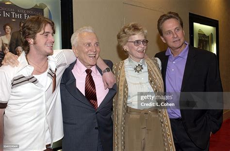 Cameron Douglas Diana Douglas Kirk Douglas And Michael Douglas News