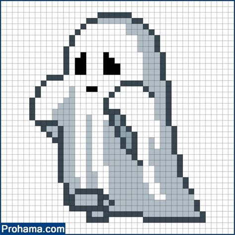 Cute Pixel Art Ghost Halloween Pixel Art Ideas Pixilart